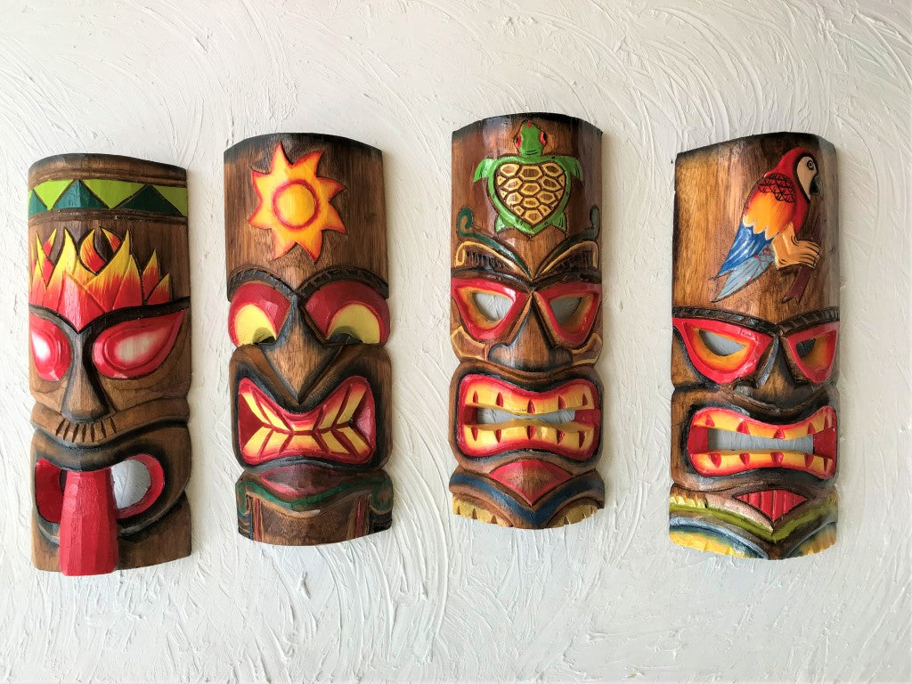 Tropical Wall Decor, Beach Decor, Tiki Decor, Home Decor, Tropical Art ...